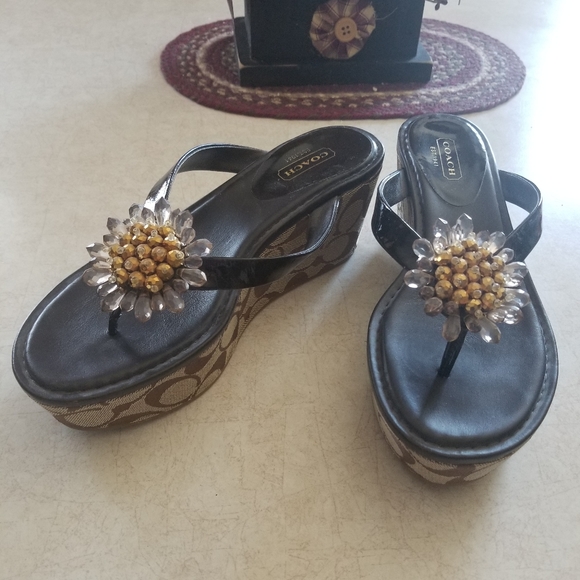 Coach | Shoes | Coach Sandals | Poshmark